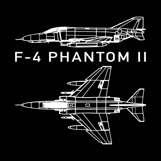 F-4 Phantom II Jet Fighter-bomber Plane Blueprints - F 4 Phantom Ii ...