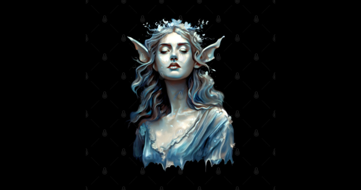 Water Elf - Norse Mythology Fantasy Art - Elf - Posters and Art Prints ...