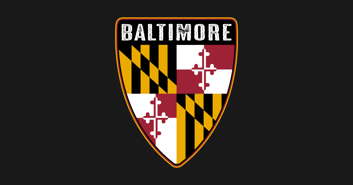 Baltimore Maryland Shield - Baltimore Maryland Shield - Magnet | TeePublic