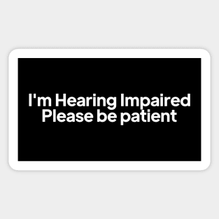 Hearing Impaired Stickers for Sale | TeePublic