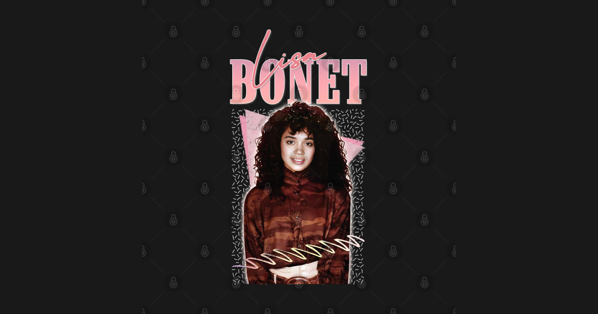 Lisa Bonet ---- 90s Aesthetic Fan Design - Lisa Bonet - T-Shirt | TeePublic