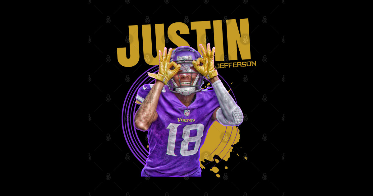 jefferson dance - Justin Jefferson - Sticker | TeePublic
