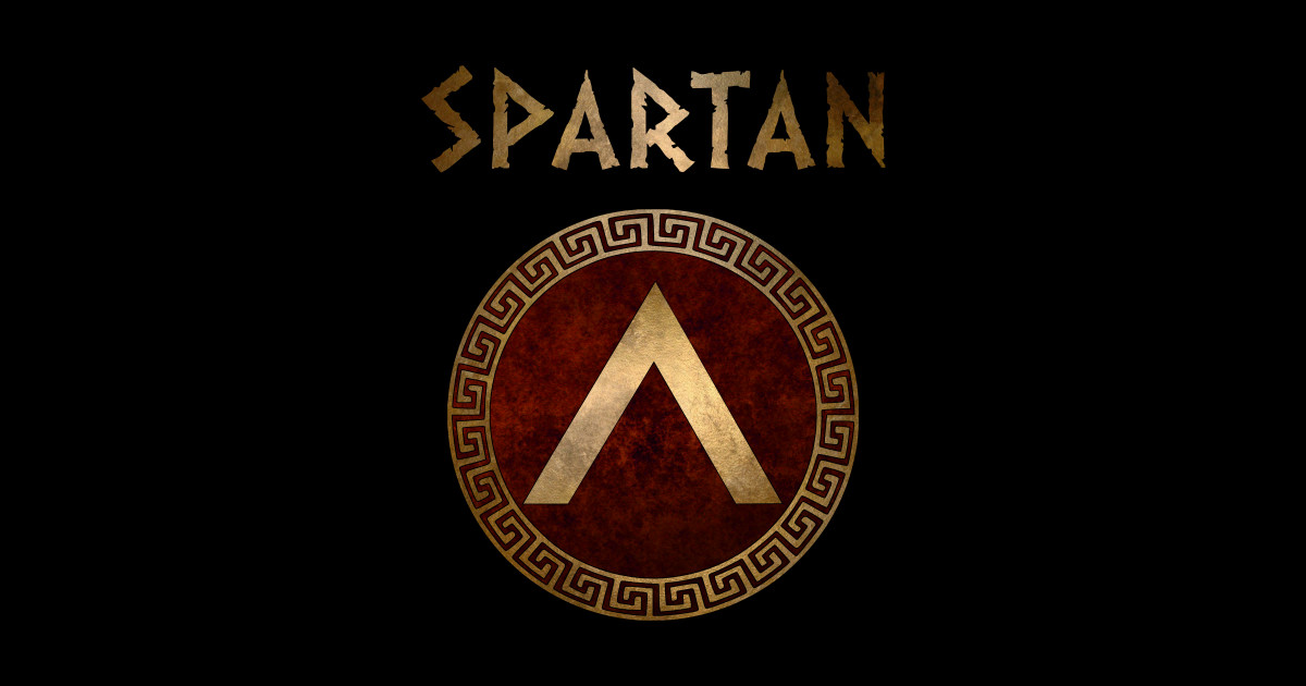 Spartan Shield Lambda Ancient Lacedaemonian Symbol of Sparta - Sparta ...