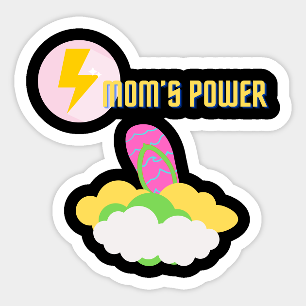 Mom powers - Mom Mother - Sticker | TeePublic