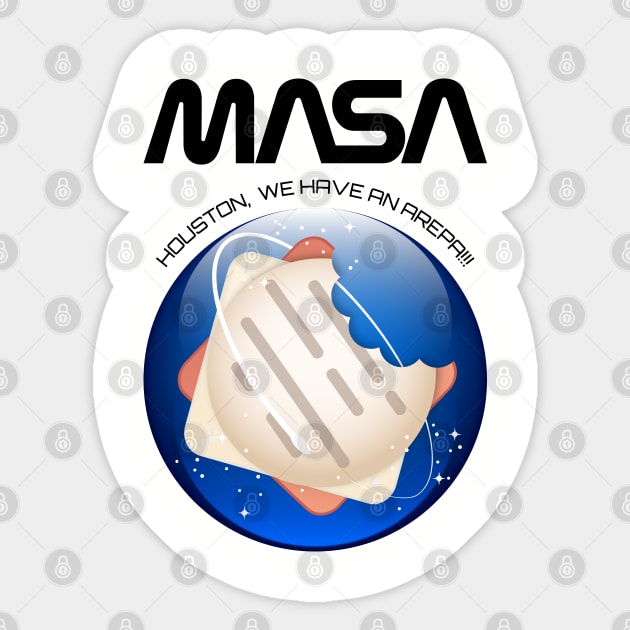 Masa Arepa Logo - Arepa Lovers - Sticker | TeePublic