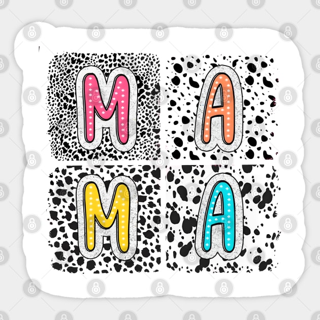 Boho Dalmatian Mama, Mama Doodle, Dalmatian Dots, Mothers Day ...