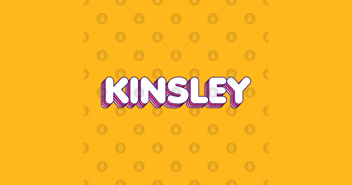 Pink Layers Kinsley Name Label - Pink Layers Kinsley Name Label - T ...