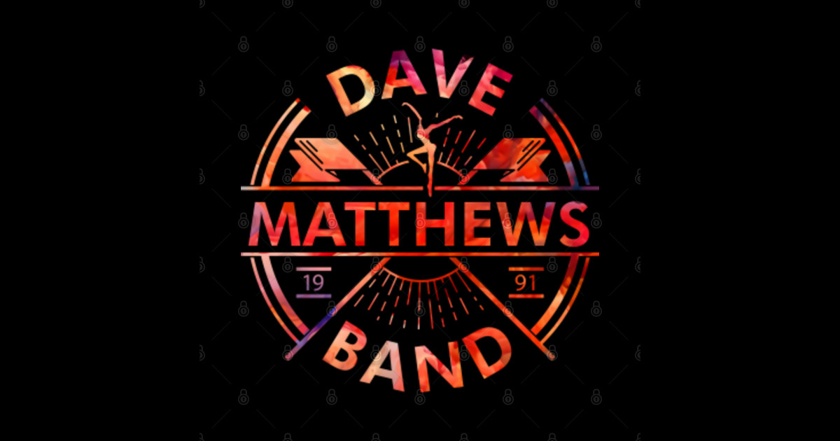 Dave Matthews Band Logo - Dave Matthews Band - Sticker | TeePublic