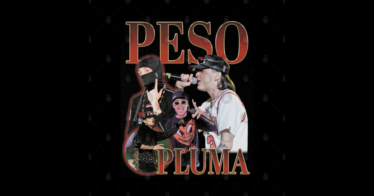 Peso Pluma Red - Peso Pluma - Posters and Art Prints | TeePublic