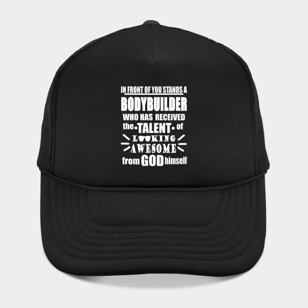 Bodybuilder Gym Muscles Bodybuilding Fitness - Bodybuilder - Hat ...