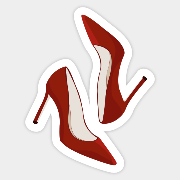 High heel shoes - High Heel Shoes - Sticker | TeePublic