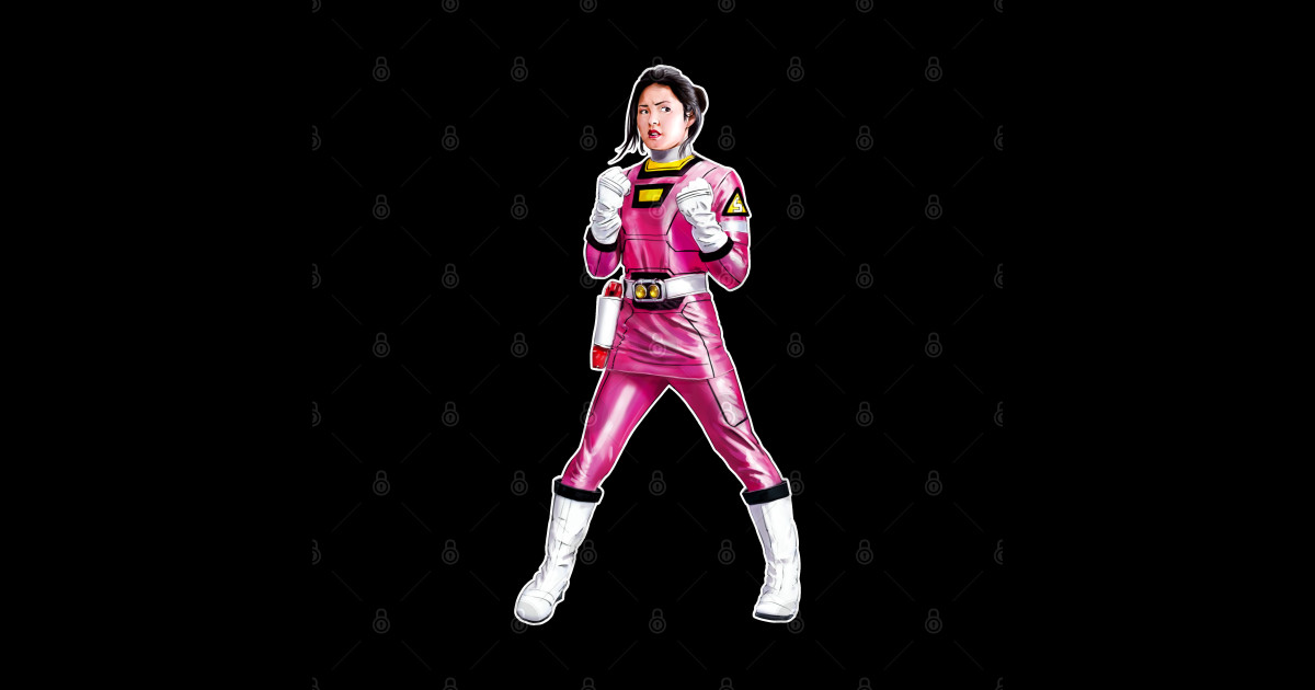 Pink Turbo Power Ranger - Power Rangers Turbo - Sticker | TeePublic
