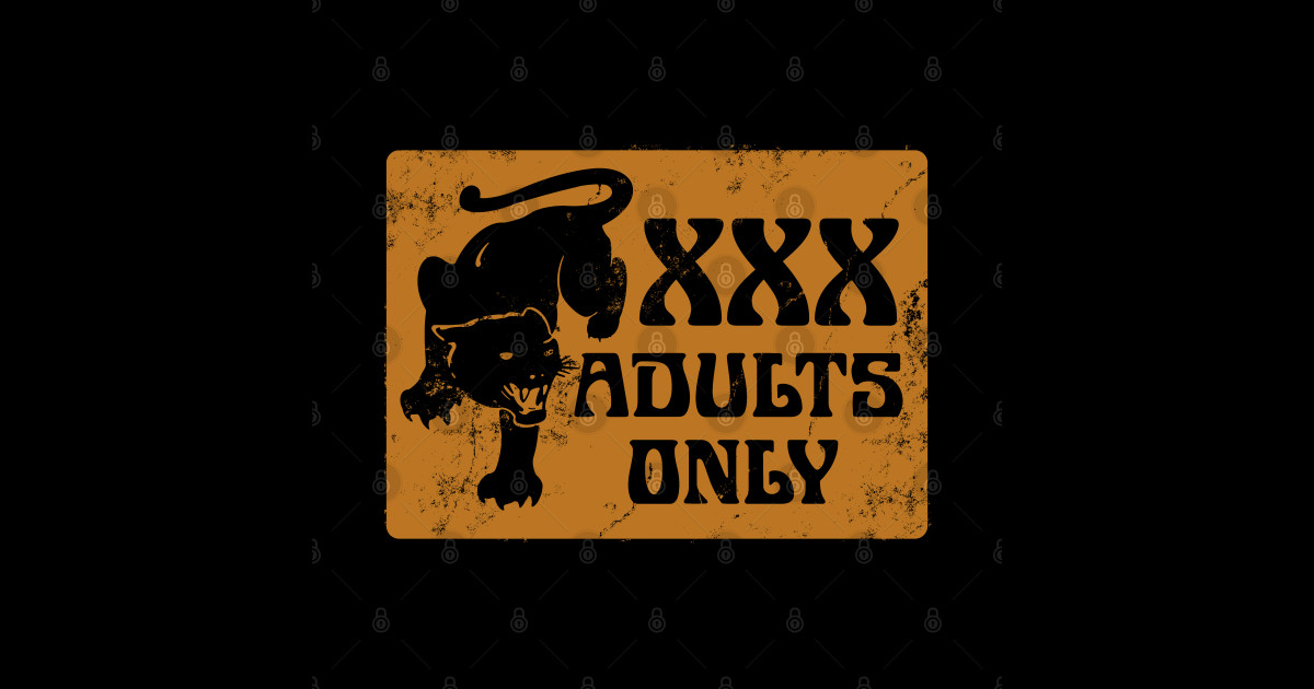 Retro Vintage Trippel X Adults Only - Adult - Sticker | TeePublic