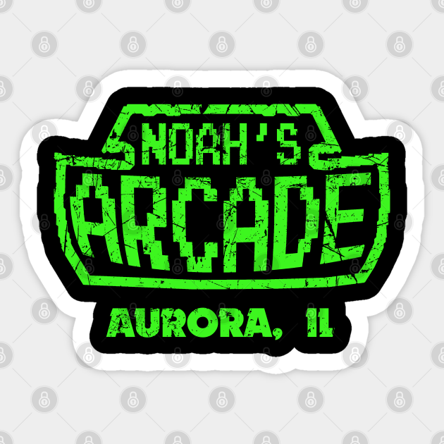 Noah's Arcade - Waynes World - Sticker | TeePublic