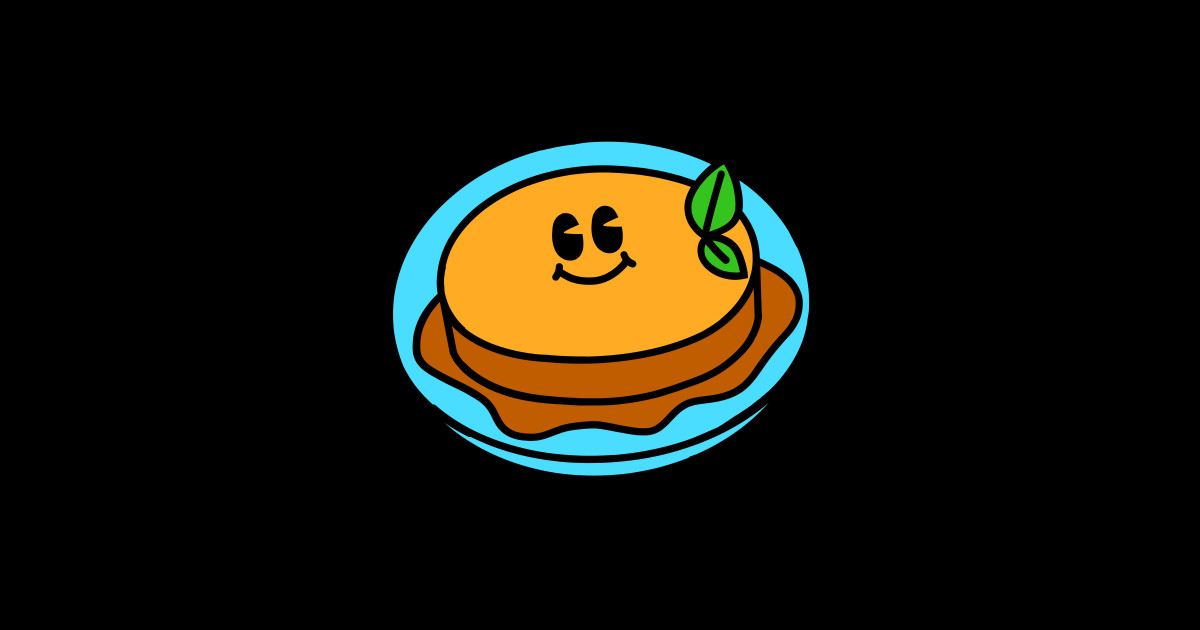 I'm Your Biggest Flan - Flan Pun - Flan - Sticker | TeePublic