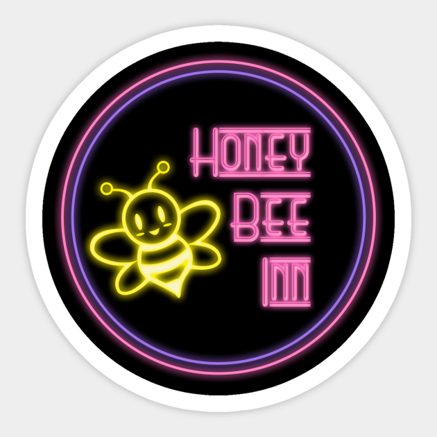 Honey Bee Inn Neon Sign - Final Fantasy Vii - Sticker | TeePublic