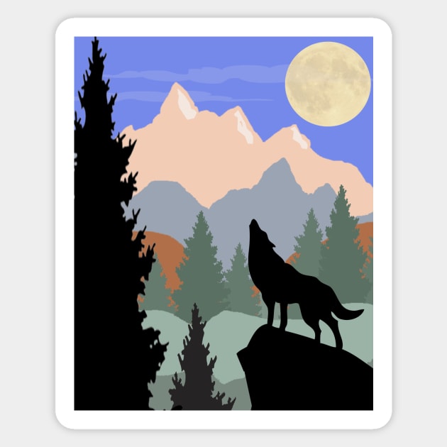 howling wolf graphics