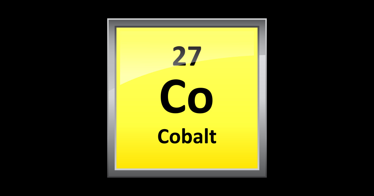 Cobalt Element Symbol - Periodic Table - Cobalt - Magnet | TeePublic
