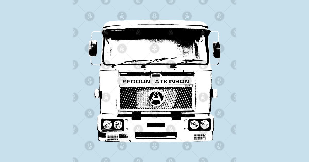 Seddon Atkinson 401 classic 1980s lorry outline (black/white) - Seddon ...