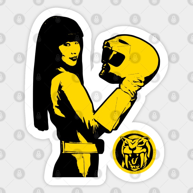 MMPR Yellow Ranger - Yellow Ranger - Sticker | TeePublic