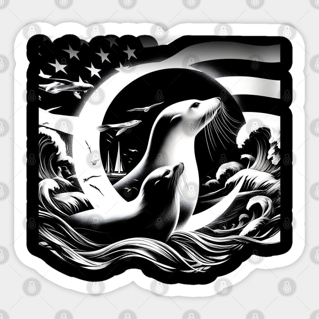 Solar Eclipse Of April 8 2024 Seal Lover Sea - Seal Solar Eclipse Of ...