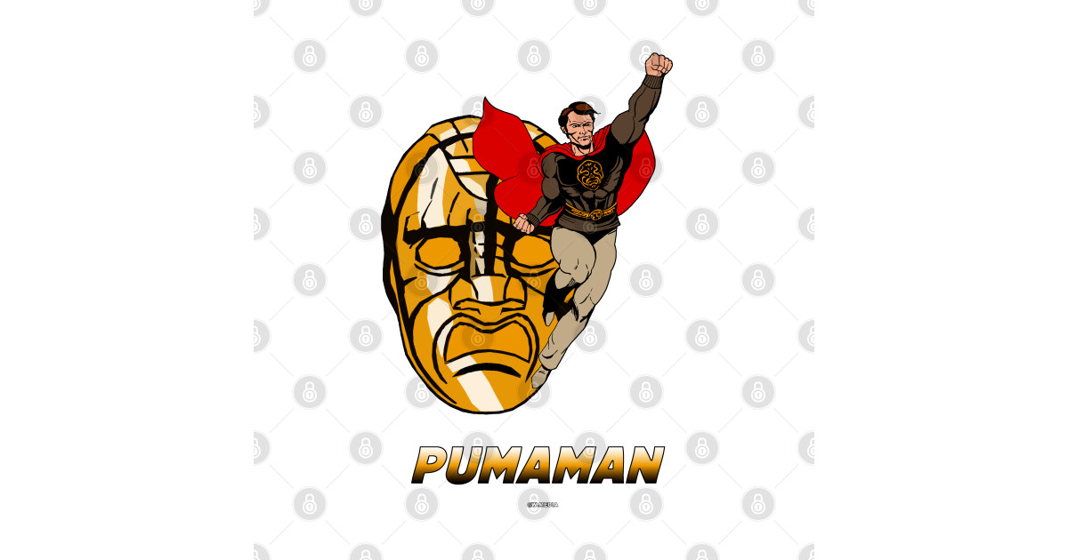 Pumaman mask - Mst3k - T-Shirt | TeePublic