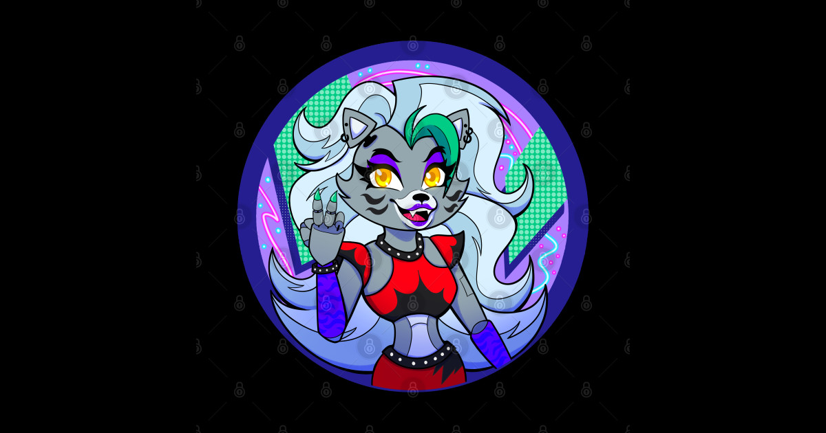 FNAF Security Breach: Roxy Wolf - Five Nights At Freddys - Posters and ...