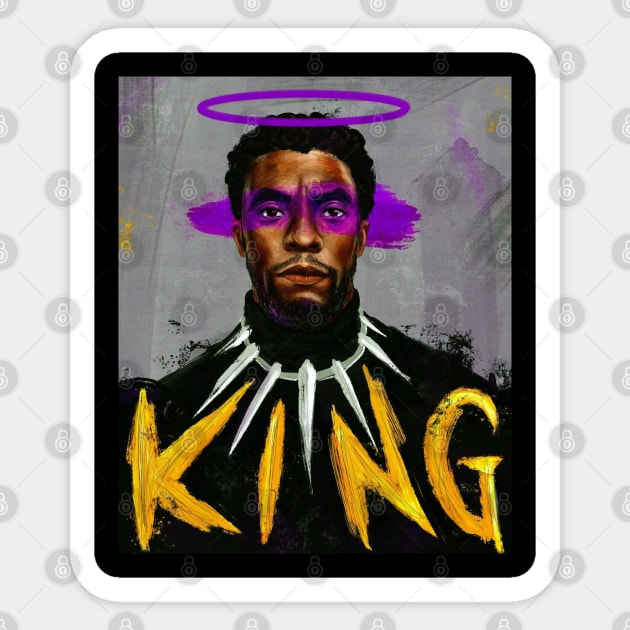 Rip KING WAKANDA - Rip Chadwick Boseman - Sticker | TeePublic