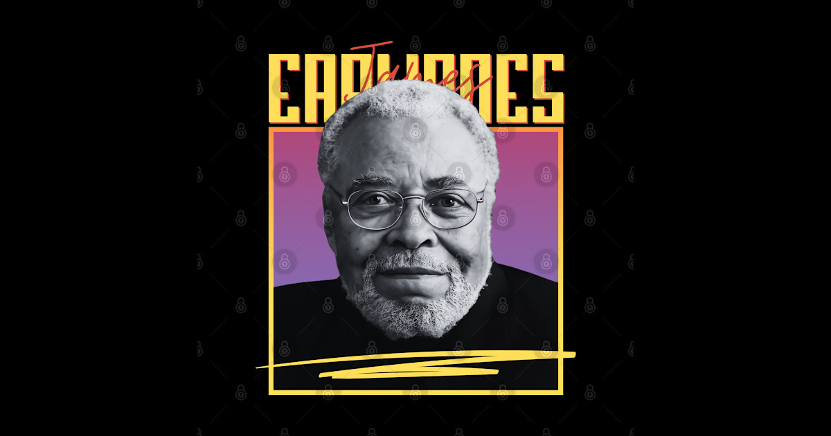 James earl jones - James Earl Jones - Sticker | TeePublic