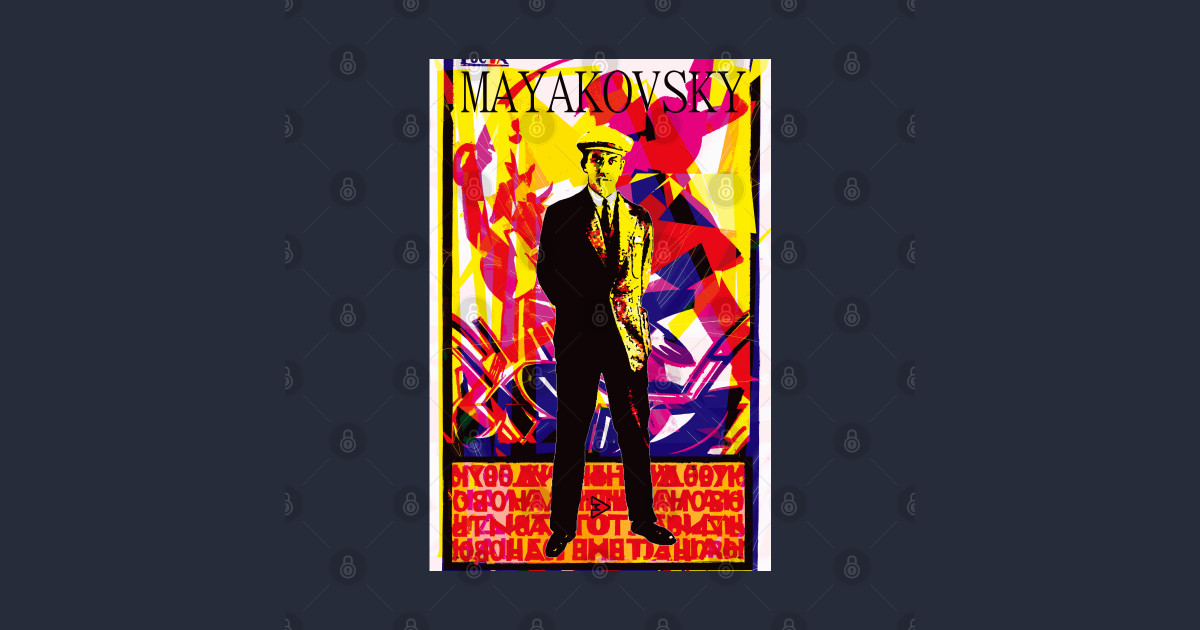 Vladimir Mayakovsky X - Vladimir Mayakovsky - T-Shirt | TeePublic