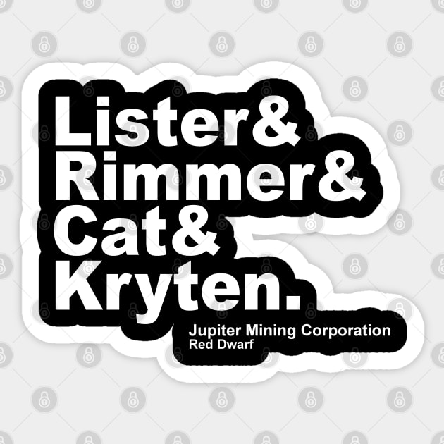 Red Dwarf Character Design - Red Dwarf - Sticker | TeePublic