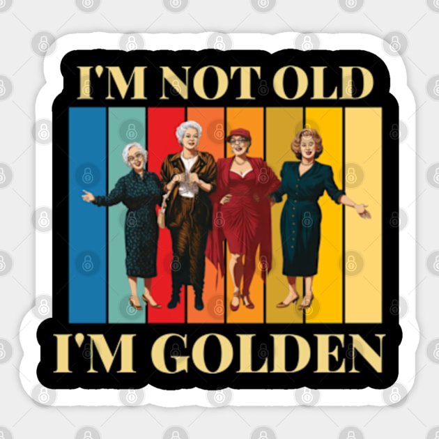 Stay golden vintage colorful golden Girls design - Golden Girls ...