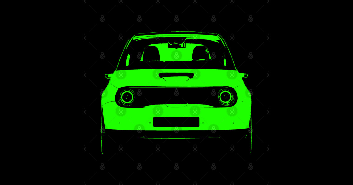 E vehicle green car - E Car Electric Vehicle Green Car - Sticker ...