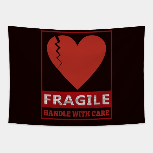 Fragile Label Handle with Care - Heart shape - Fragile - Tapestry ...