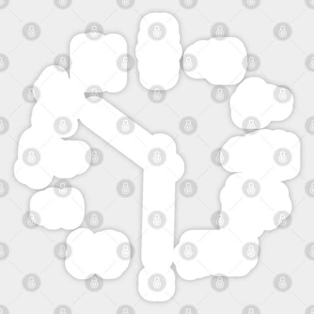 Math Clock - Binary - Sticker | TeePublic