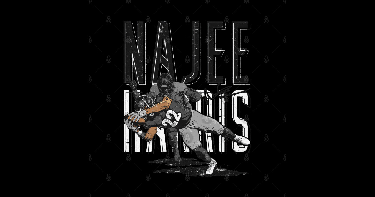 Najee Harris Pittsburgh Dive - Najee Harris - Sticker | TeePublic