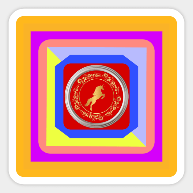 Horse Iconic Logo - Horse - Sticker | TeePublic