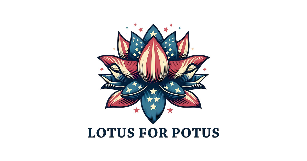 Lotus For Potus Flower, Harris 2024, Kamala 2024 - Lotus For Potus ...