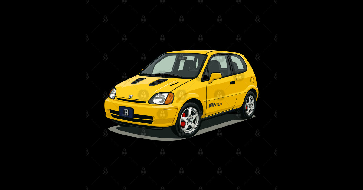Honda EV Plus - Honda Ev Plus - Sticker | TeePublic