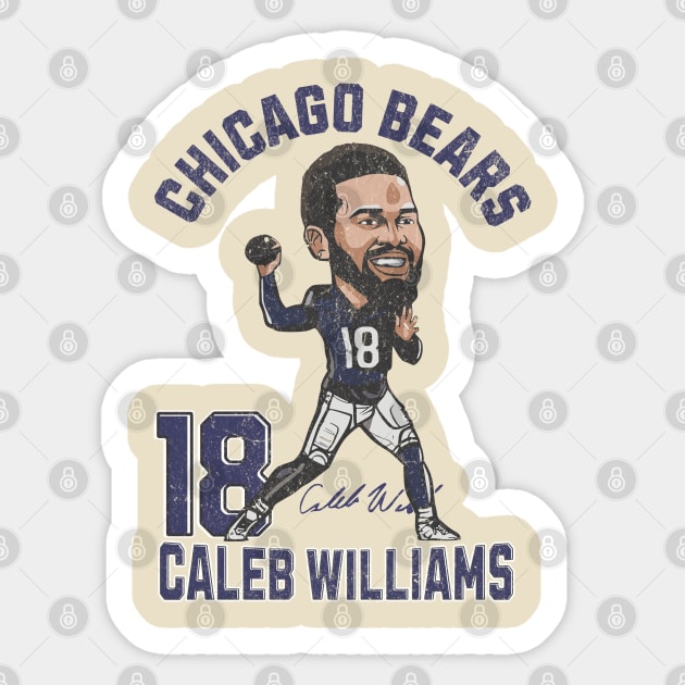 Caleb Williams Cartoon - Caleb Williams - Sticker | TeePublic