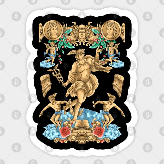 HERMES SEND MESSAGES - Hermes - Sticker | TeePublic