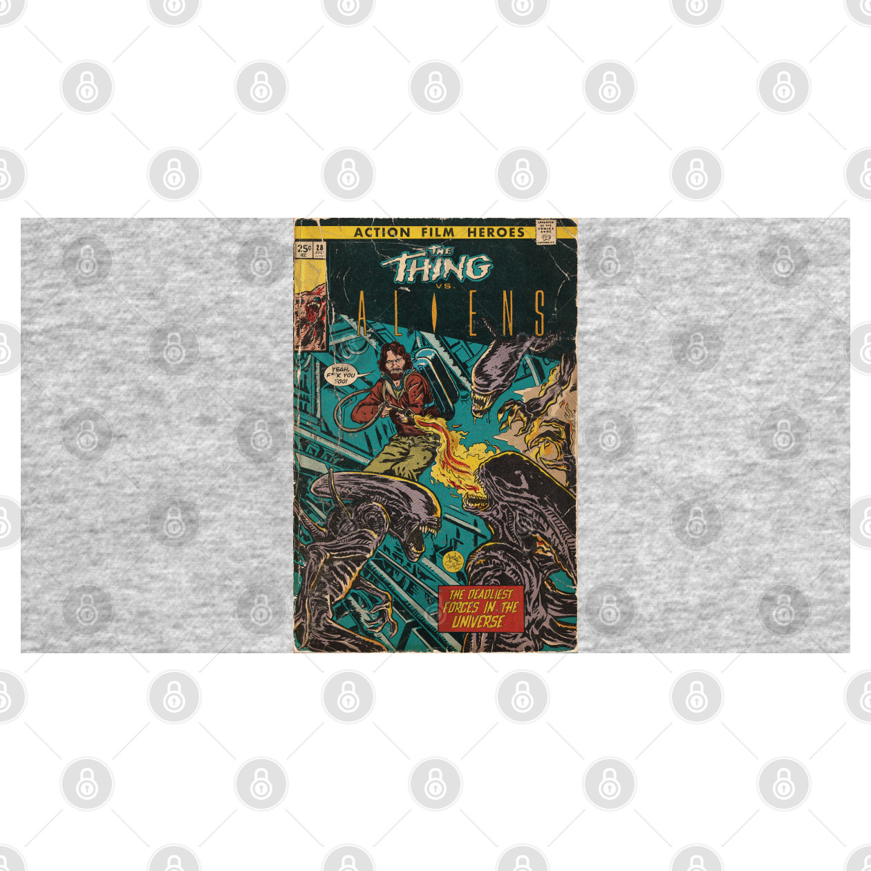 The Thing vs. Aliens fan art comic cover - The Thing - Tank Top | TeePublic