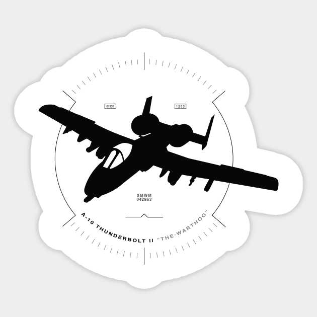 The Warthog, "HOG" - A 10 Warthog - Sticker | TeePublic