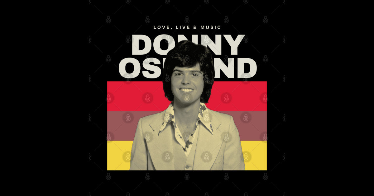 Donny Osmond // 1957 - Donny Osmond - Sticker | TeePublic