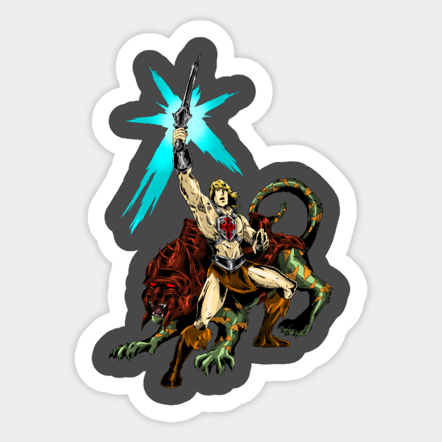 He's the Man - He Man - Sticker | TeePublic
