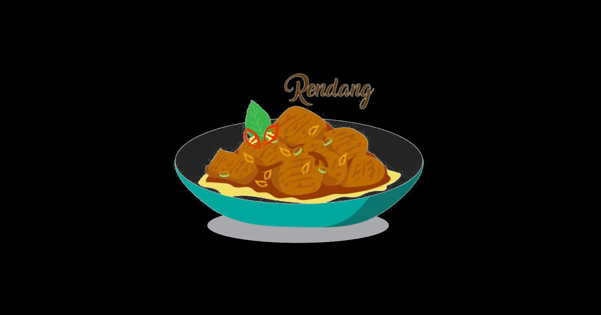Rendang - Food - Sticker | TeePublic