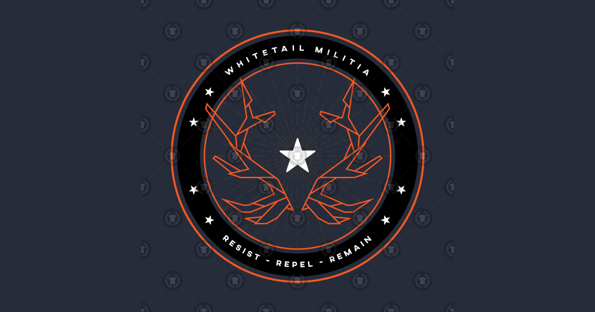 Whitetail Militia Black Edition - Whitetail - T-Shirt | TeePublic