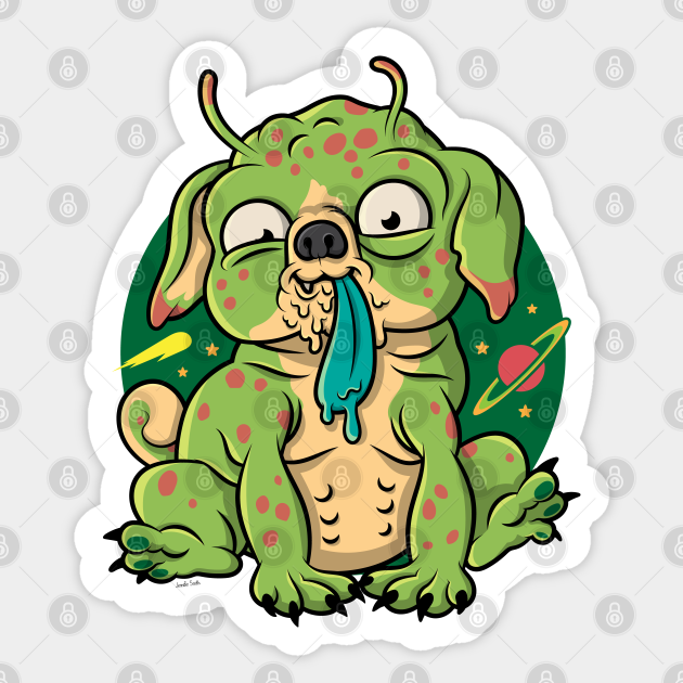 Ugly Pugly - Dog - Sticker | TeePublic