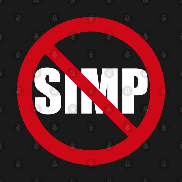 STOP SIMPING - ANTI SIMP series 1 white - Simp - T-Shirt | TeePublic
