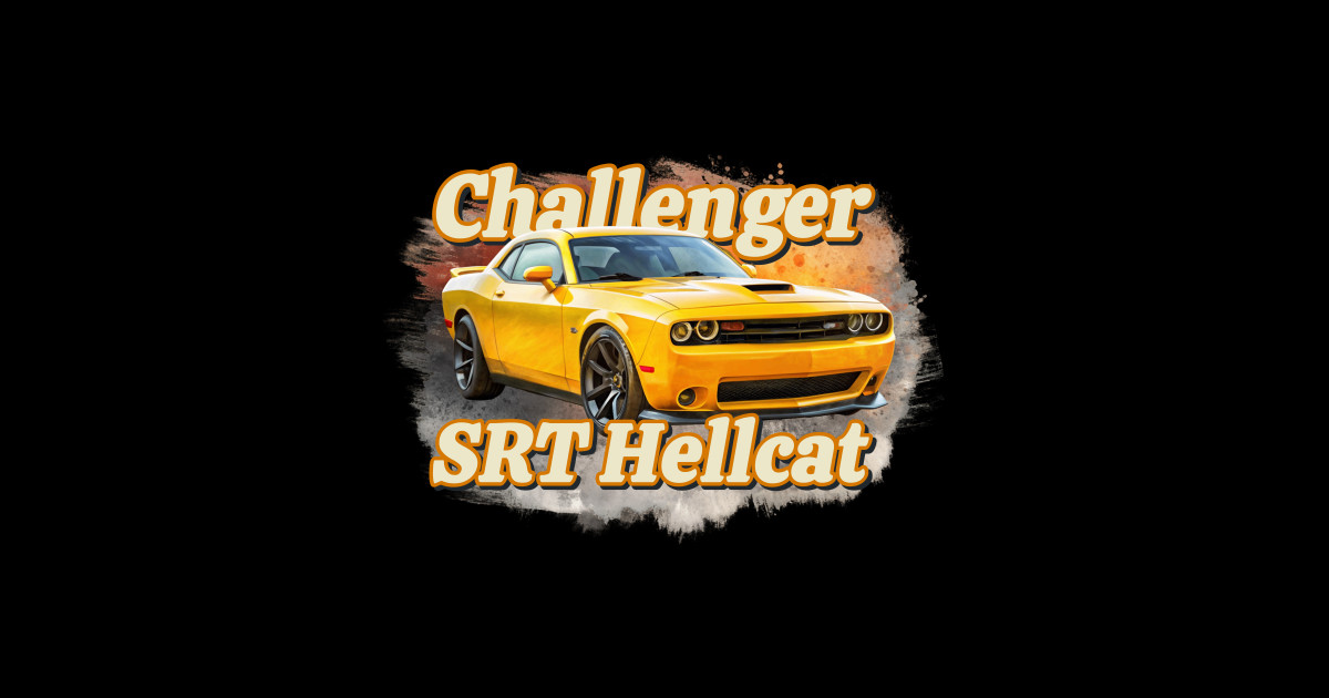 Dodge Challenger SRT Hellcat - Dodge Challenger - Sticker | TeePublic